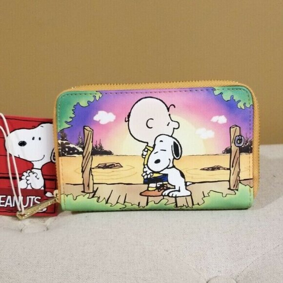 Loungefly | Bags | Loungefly Peanuts Charlie Brown Snoopy Sunset ...